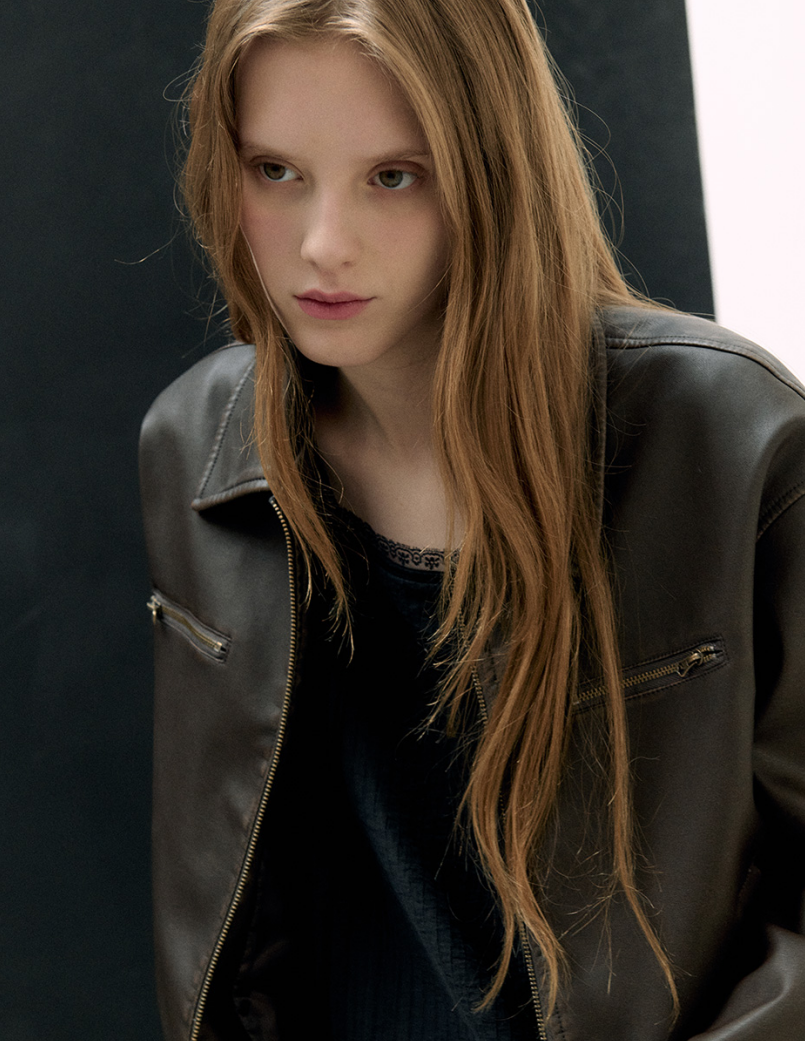 Rider Leather Jacket Brown | Rola Rola | Couturist