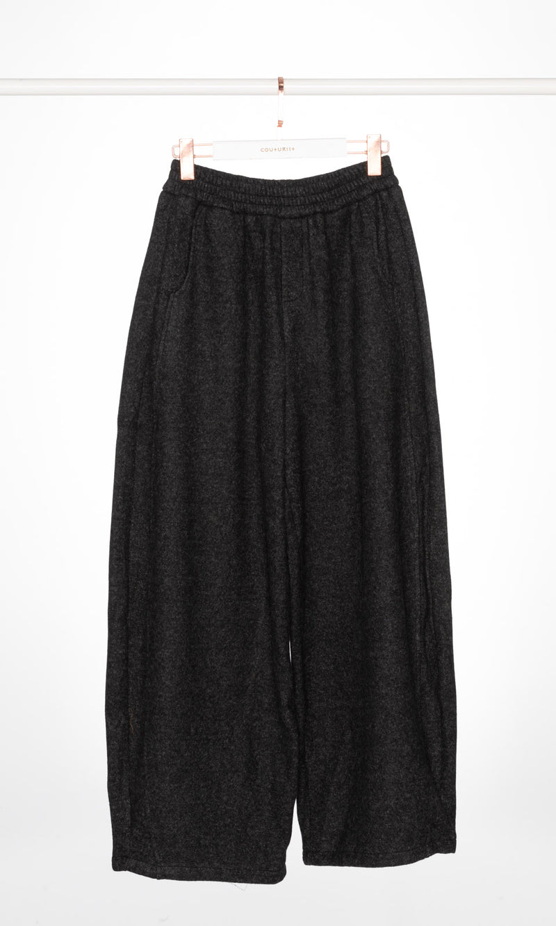 Fleece Lining Wide Leg Pants | Couturist